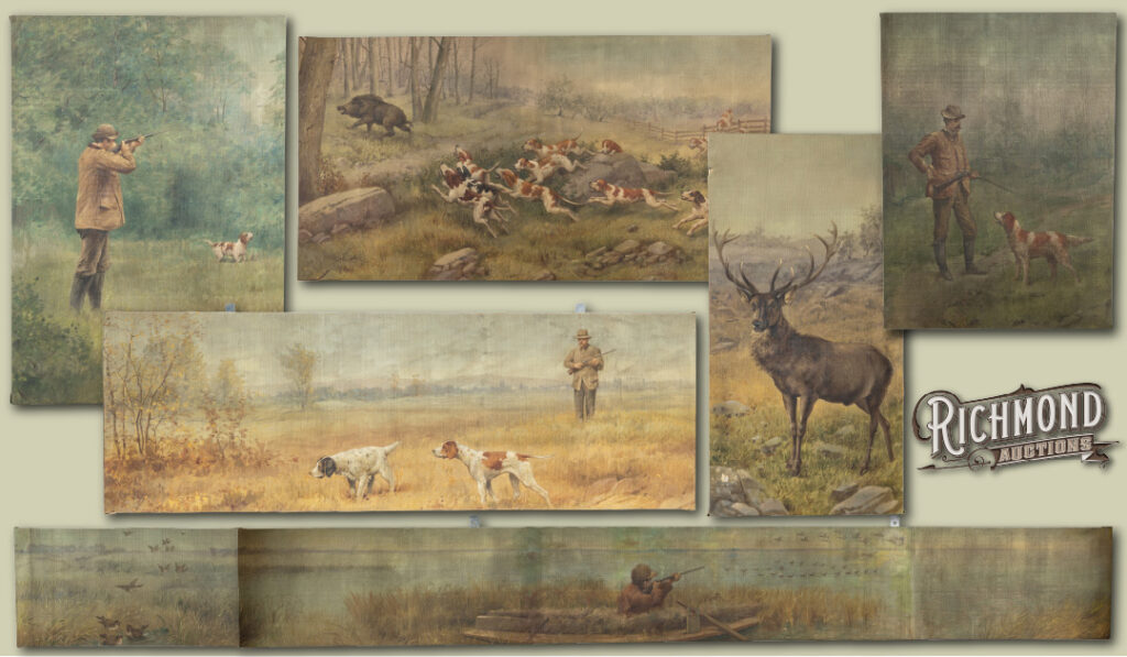 Paintings Attributed to Renowned Artist A.B. Frost - Richmond Auctions