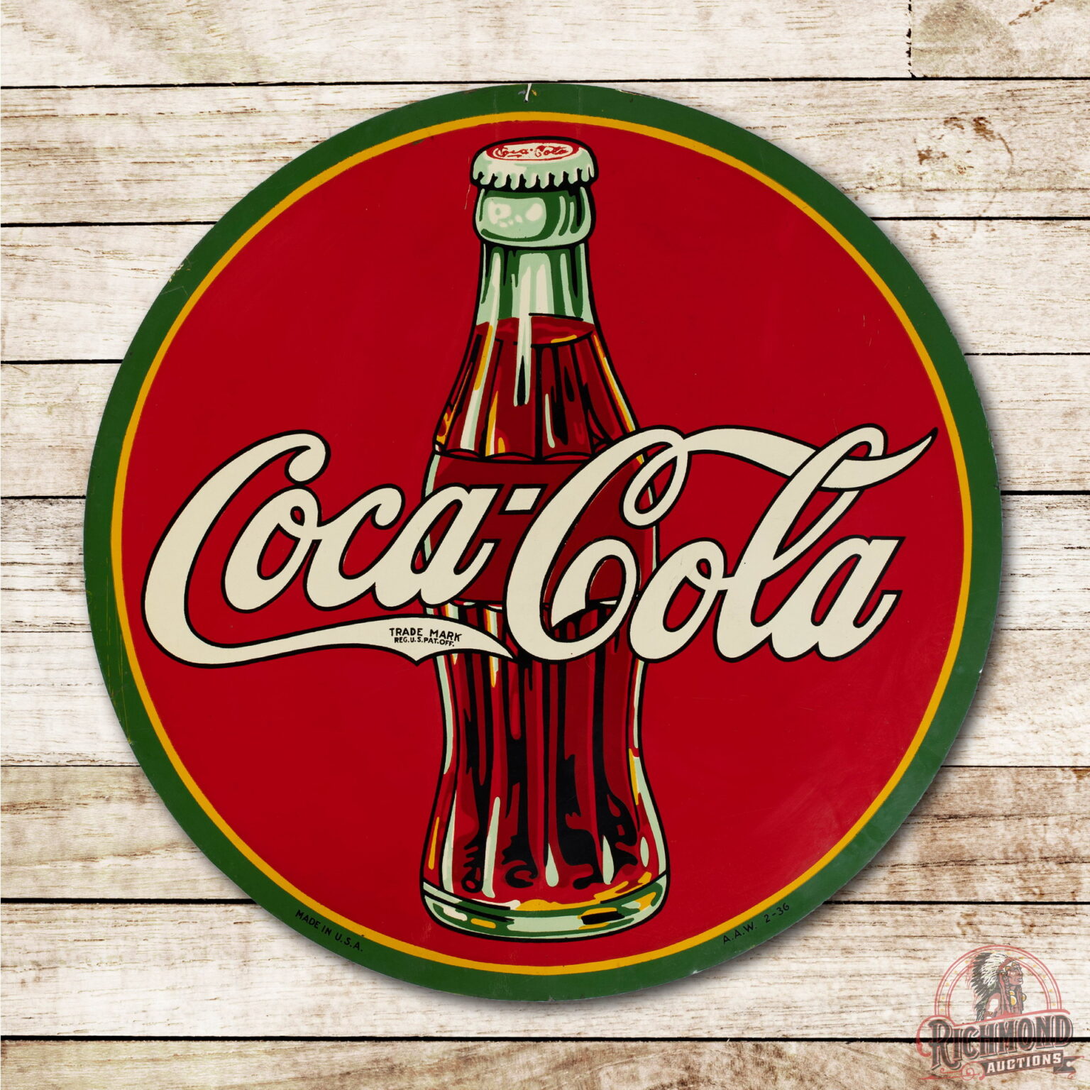 Vintage Coca Cola Signs - Old Coke Signs | Richmond Auctions