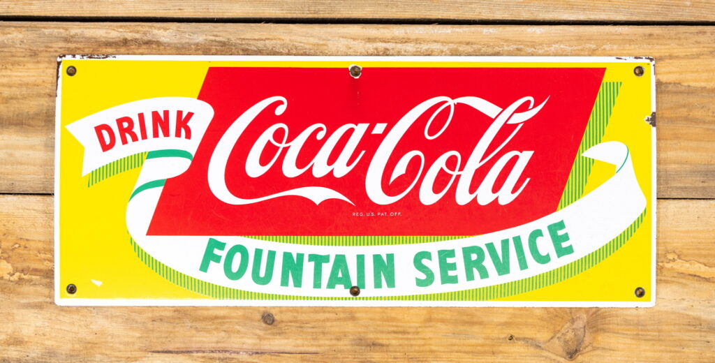 Vintage Coca Cola Signs - Old Coke Signs | Richmond Auctions