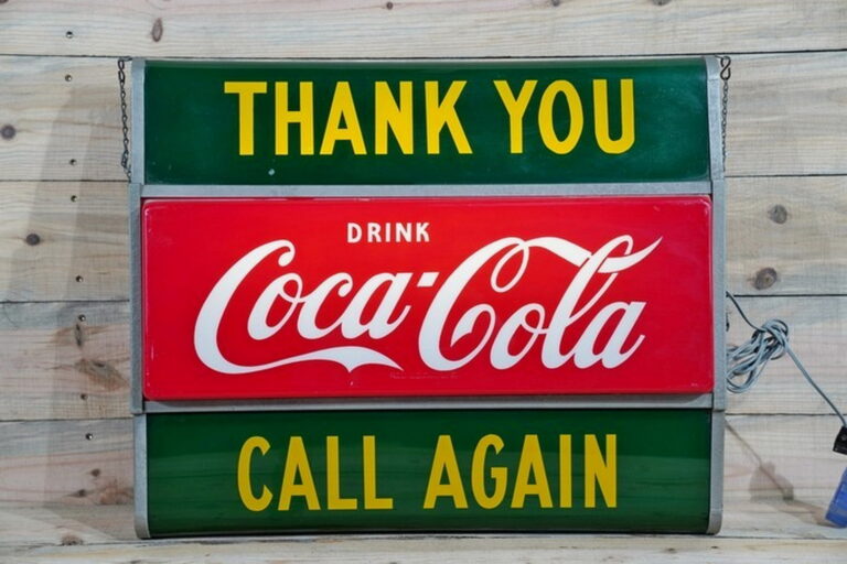 Vintage Coca Cola Signs - Old Coke Signs | Richmond Auctions