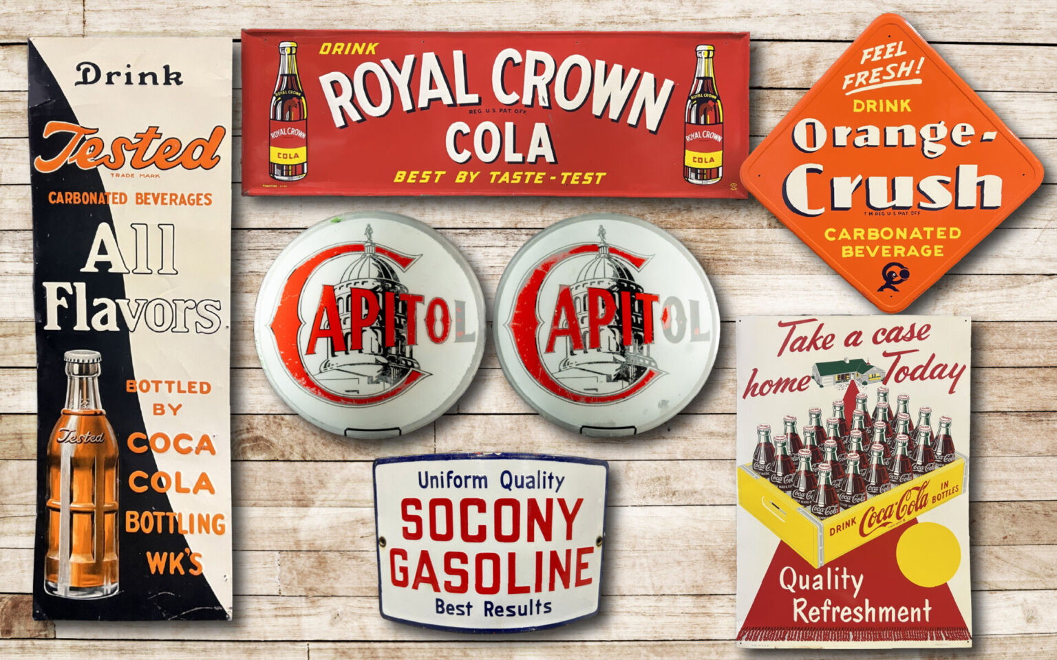 Vintage Signs | Old Signage Auctions | Antique Advertising
